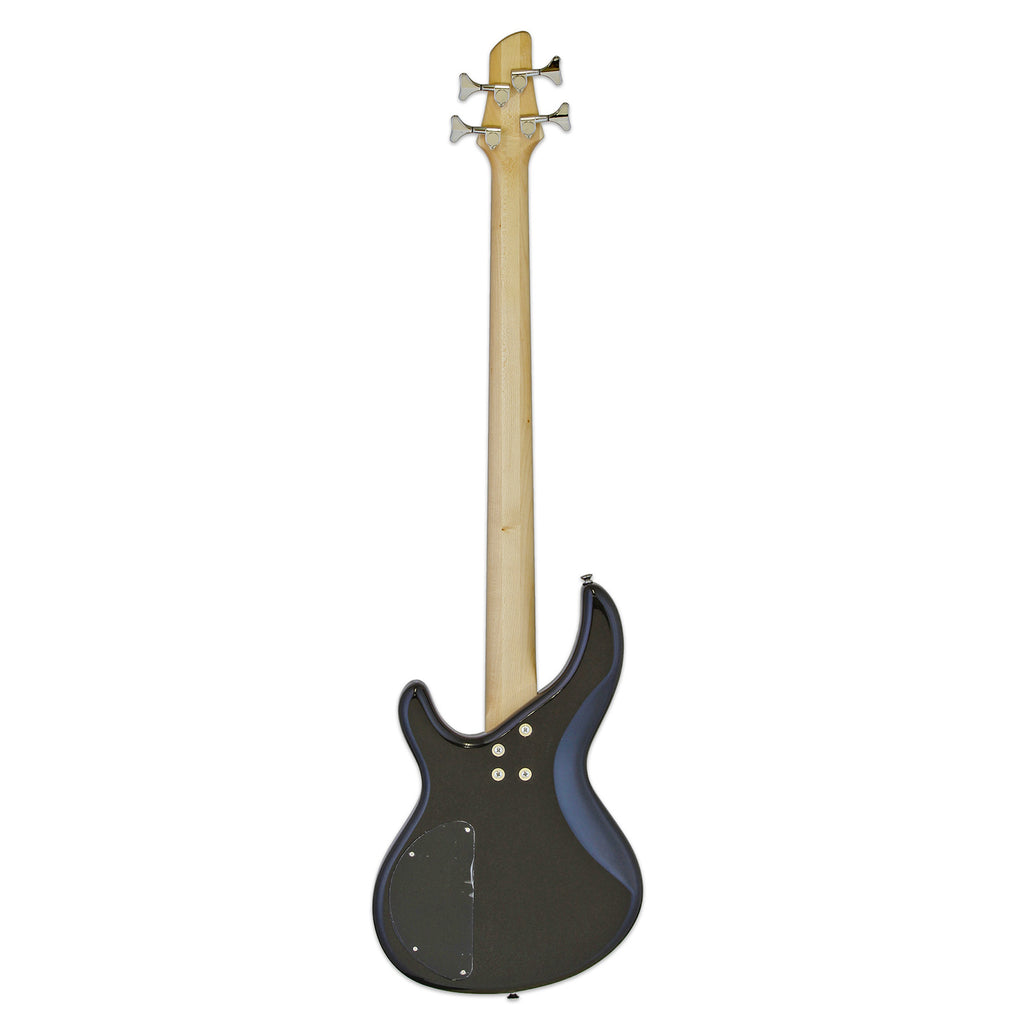 Aria Pro II Electric Bass Guitar Metallic Black – PlayMusic123.com