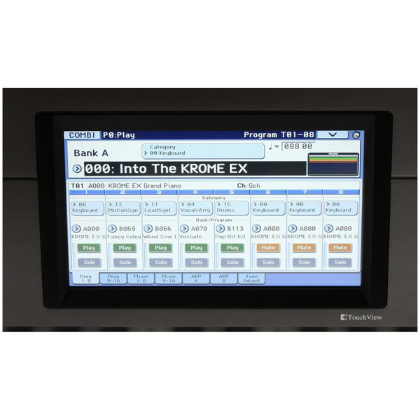 Korg Krome EX 88-Key Synthesizer Workstation – PlayMusic123.com