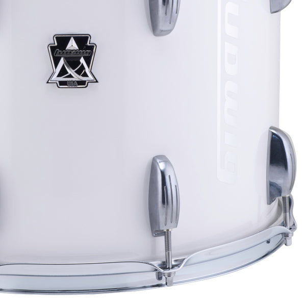 Ludwig LULT14PW Ultimate Marching 12X14 Single Leg Tenor Drum White Co ...