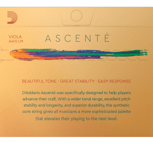 D'Addario Ascenté Viola Single G String, Medium Scale Medium, Bulk 10 ...