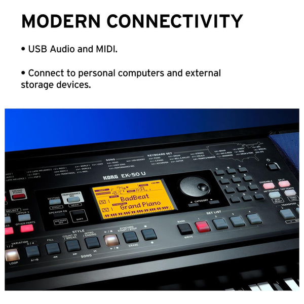 Korg, 61-Key Portable Keyboard with Inspiring New Styles – PlayMusic123.com