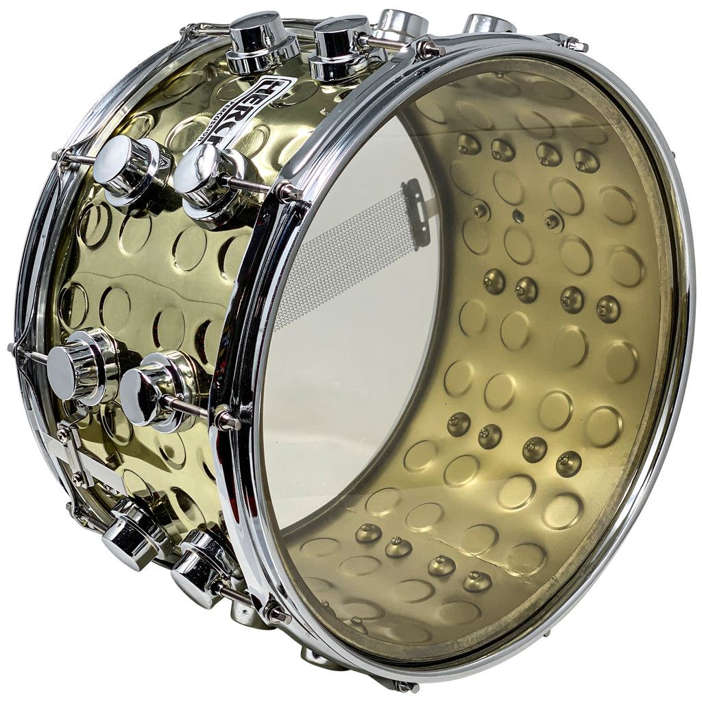 D'Luca made by Herch Banda Tarola 14" Snare Drum Brass with Chrome Har ...