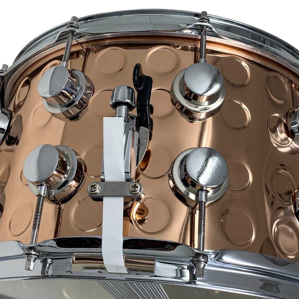 D'Luca made by Herch Banda Tarola 14" Snare Drum Bronze with Chrome Ha ...