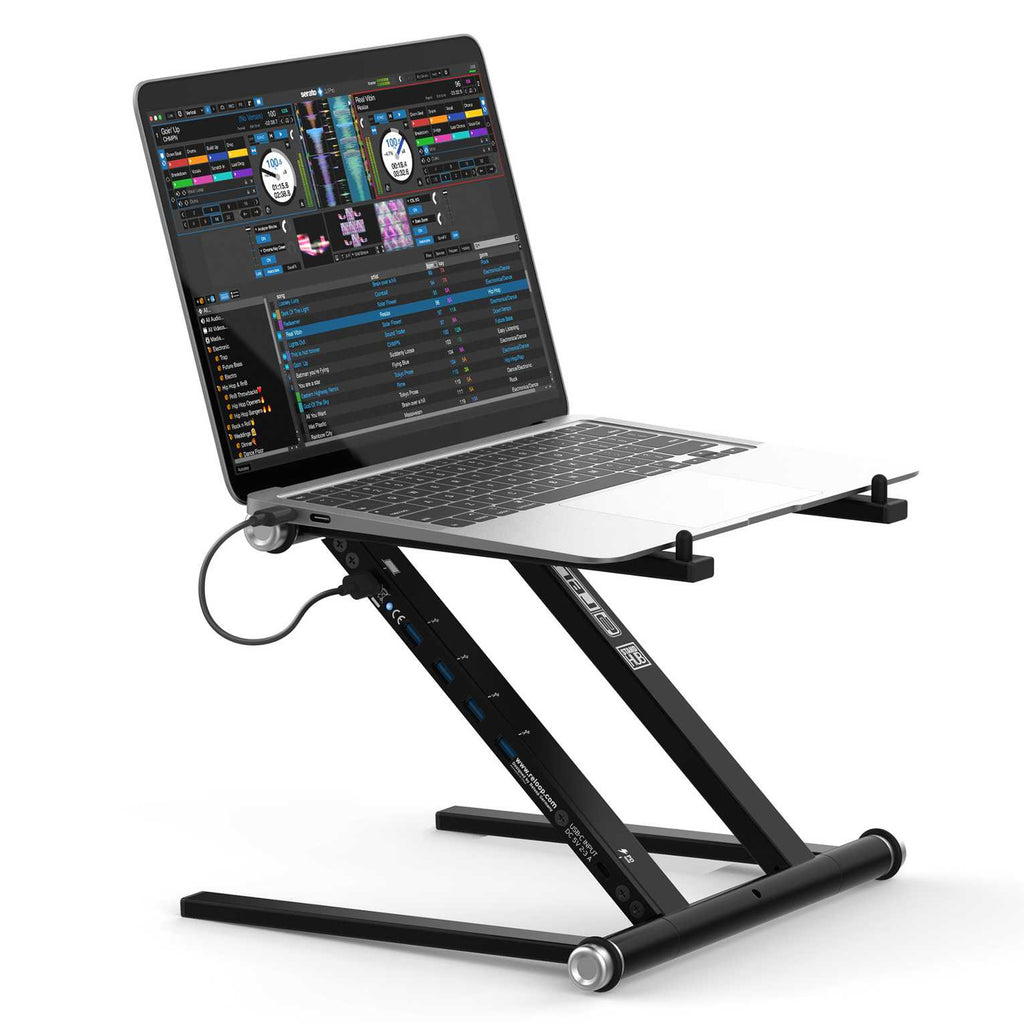 Reloop STAND-HUB Advanced Laptop Stand with USB-C PD Hub – PlayMusic123.com